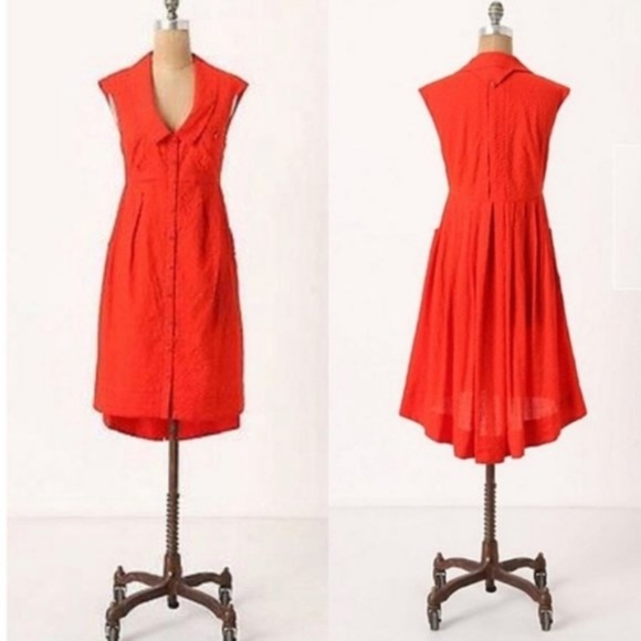 Anthropologie | Dresses | Anthropologie Postage Stamp Highlow Vintage ...